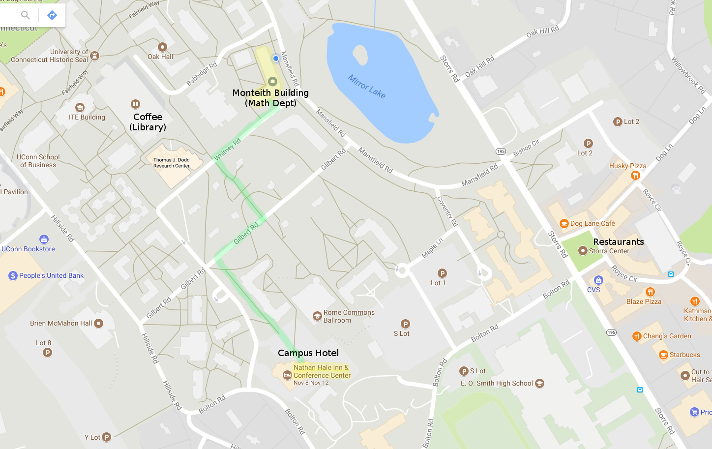 Map | Nonsmooth Analysis: a Workshop for Postdocs